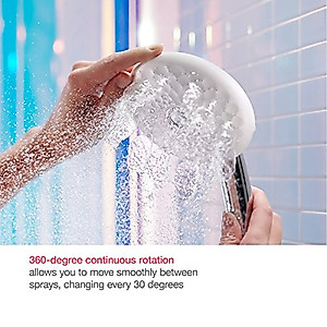 KOHLER K-72597-SN Exhale B120 2.0 Gpm Multifunction Showerhead, Vibrant Polished Nickel