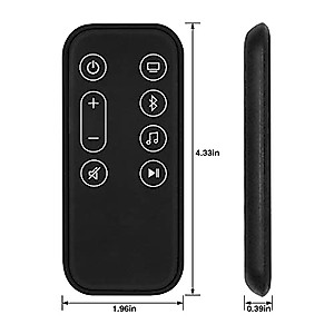 New Remote Control with Battery for Bose Smart Soundbar 300 only, Compatible with Bose Smart 300 Remote Control