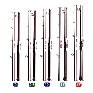 LITTMA—Surf Spinning Rod LITTMA Surf Rods Saltwater 12ft 9ft 10ft 11ft Graphite Surf Rod Surf Casting Rod Surf Fishing Rod Surf Rod Saltwater Surf Travel Rod Surf Rod Barra de Surf Surf Rod