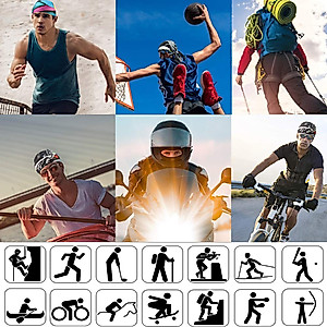 Sweat Wicking Skull Cap Beanie Quick Dry Breathable Stretch Adjustable Bandana Head Sun Hat for Men Women Blue