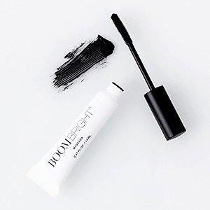 BOOM! Bright Pro Age Mascara - BOOM! by Cindy Joseph Lengthening & Strengthening Hypoallergenic Mascara for Older Mature Women w/Sensitive Eyes (Black)