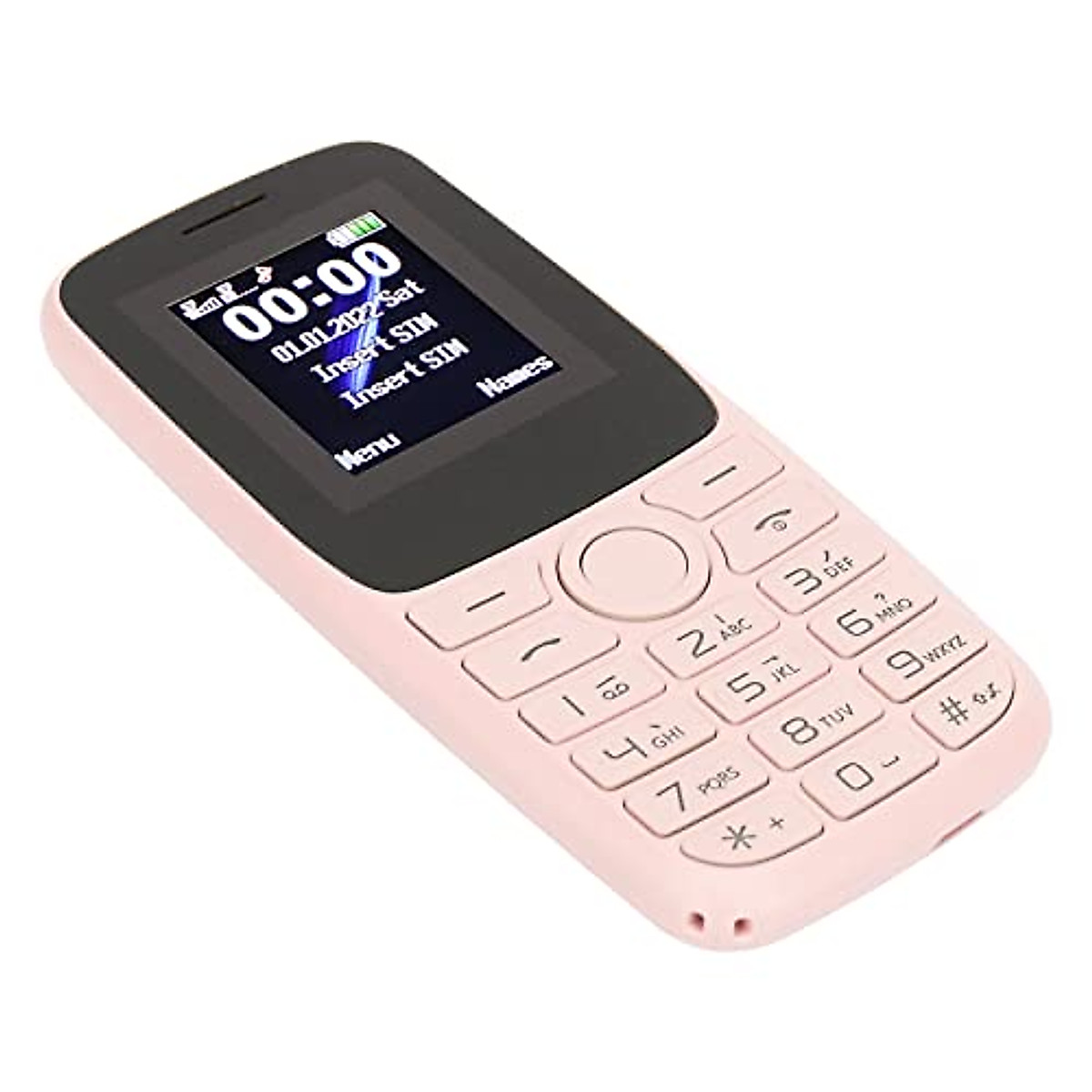 PUSOKEI 2G Cell Phones, Dual SIM Smartphone, Unlocked Phone Support Flashlight Camera Recording, 2G GSM Phone for The Elderly Parents, 2.4 Inch Screen, Big Buttons (Pink)