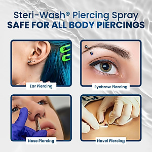 STERI - WASH Aftercare Piercing Spray 8 Oz