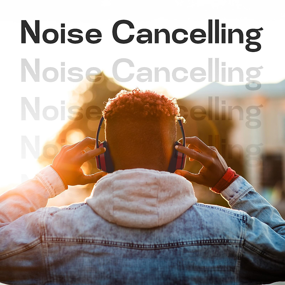 iJoy Wireless Over-Ear Bluetooth Headphones - Wireless and Wired Foldable Headset with Built-in Microphone, FM, Micro SD Card Slot, Touch Controls - Audifonos Auriculares Inalambricos (Red)