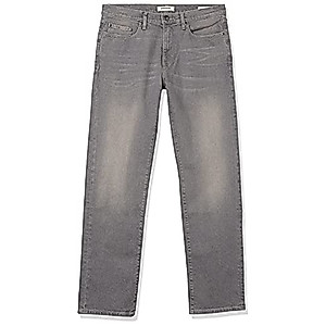 Amazon Essentials Men's Straight-Fit Jean (Previously Goodthreads), Grey, 33W x 32L