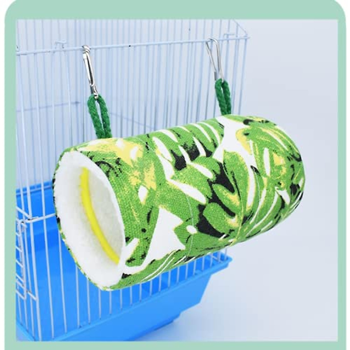 Barn Eleven Bird Nest House Hut Hammock, Winter Warm Nest, Snuggle Bird Hammock Hanging Happy Hut Bird Parrot Hideaway Cage Toy for Parrot Budgies Parakeet Cockatiels Conure Lovebird Finch (Medium)