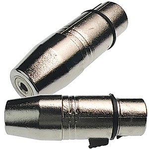 CESS XLR to 3.5mm Stereo Audio Adapter - Connects iPhone, iPad, or Other 3.5mm Devices to Powered Speakers