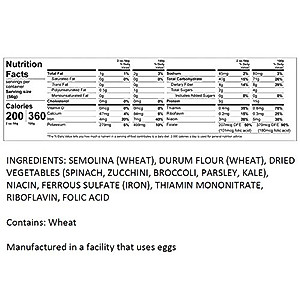 Ronzoni Supergreens Thin Spaghetti, 12-Ounce