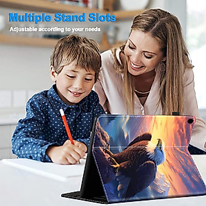 Case for All-New Amazon Fire HD 10 and Fire HD 10 Plus Tablet (11th Generation 2021 Release), Durable Shockproof Protective Cover with Auto Wake/Sleep，Bald Eagle