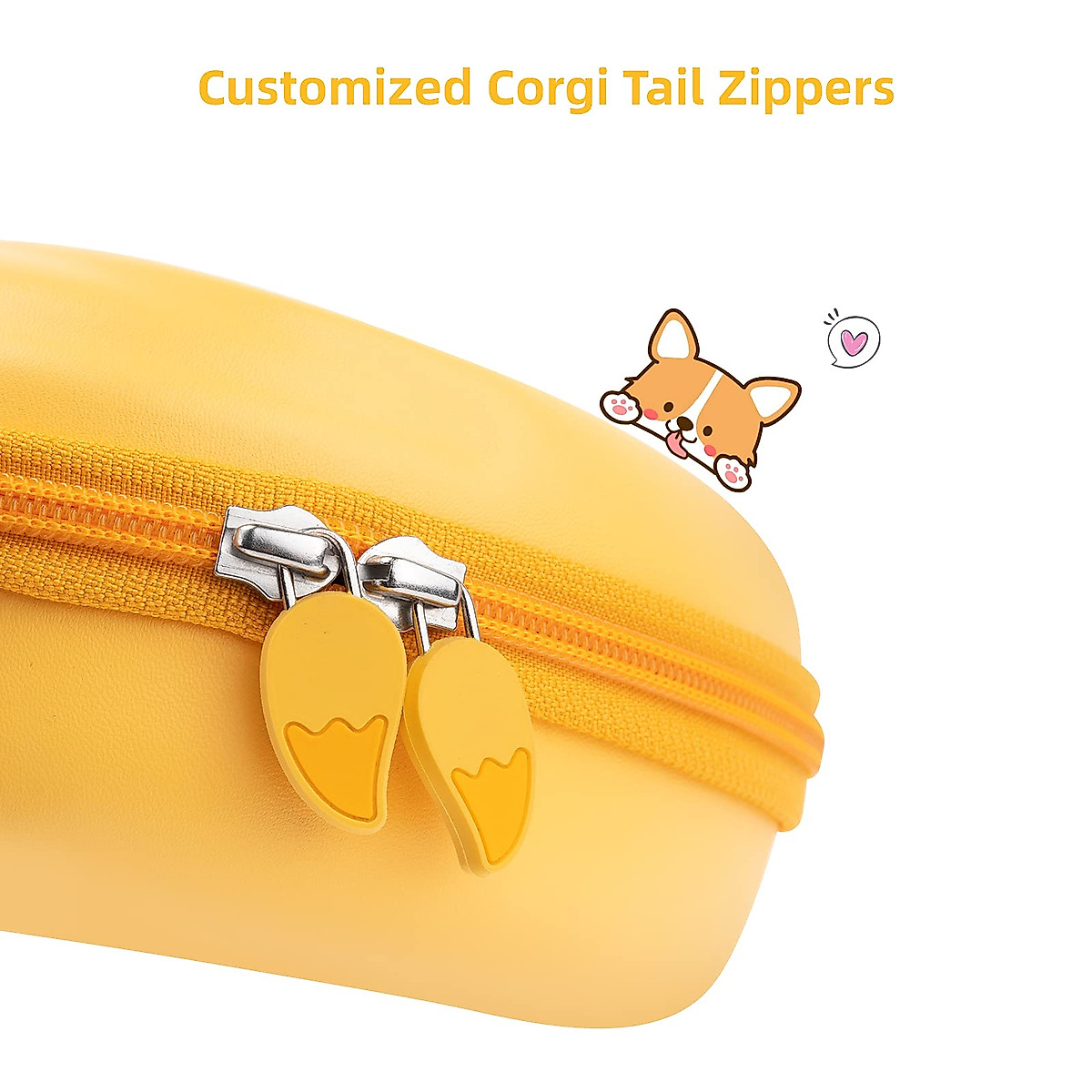 GeekShare Cute Corgi PS5 Gaming Controller Case-Controller Holder Hard Shell Travel Carrying Case for Playstation 5, PS4, NS Pro, Xbox with Room for Cable Cord and Accessories
