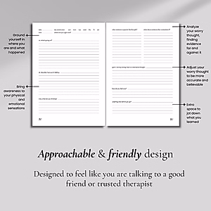 Worry for Nothing: A Discreet, Guided Anxiety Journal | Journal with Prompt to Calm Anxiety & Improve Mental Health | Promotes Stress Relief & Self Care