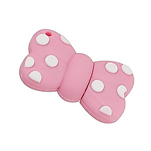 Aneew 16GB Pendrive Cartoon Cute Pink Bowknot Bow Model USB Flash Drive Memory Stick Girl Gift