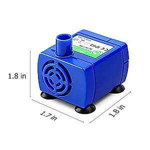 Comsmart Pet Fountain Pump, Cat Fountain Pump Replacement, Cat Water Motor Replacement for Pet Drinking Fountain Cat Dog Water Fountain Dispenser