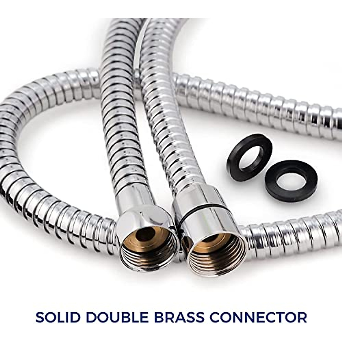 9 Functions Handheld Shower Head Set, High Pressure Shower Head High Flow Handheld Showerhead Set with 59 Inch Hose, Bracket, Tape, Rubber Washers