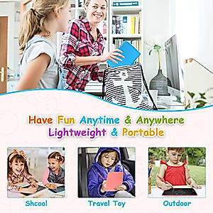 2 Pack LCD Writing Tablet, 8.5 Inch Electronic Drawing Pad, Colorful Toddler Doodle Board,Educational Learning Gifts for Kids Age 3 4 5 6 7 8 Years Old Girls Boys (Blue+Pink)