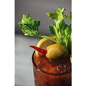 Filthy Food Martini Variety Pack - Blue Cheese, Pimento, Onion, Pepper - Premium Martini Garnish - Non-GMO & Gluten Free - 8oz Jar, 4 Count