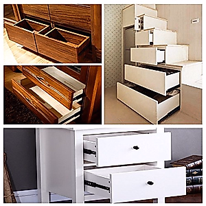 Zengest Full Extension Less Noise Ball Bearing Drawer Slides, 10 Inches, 1-Pair