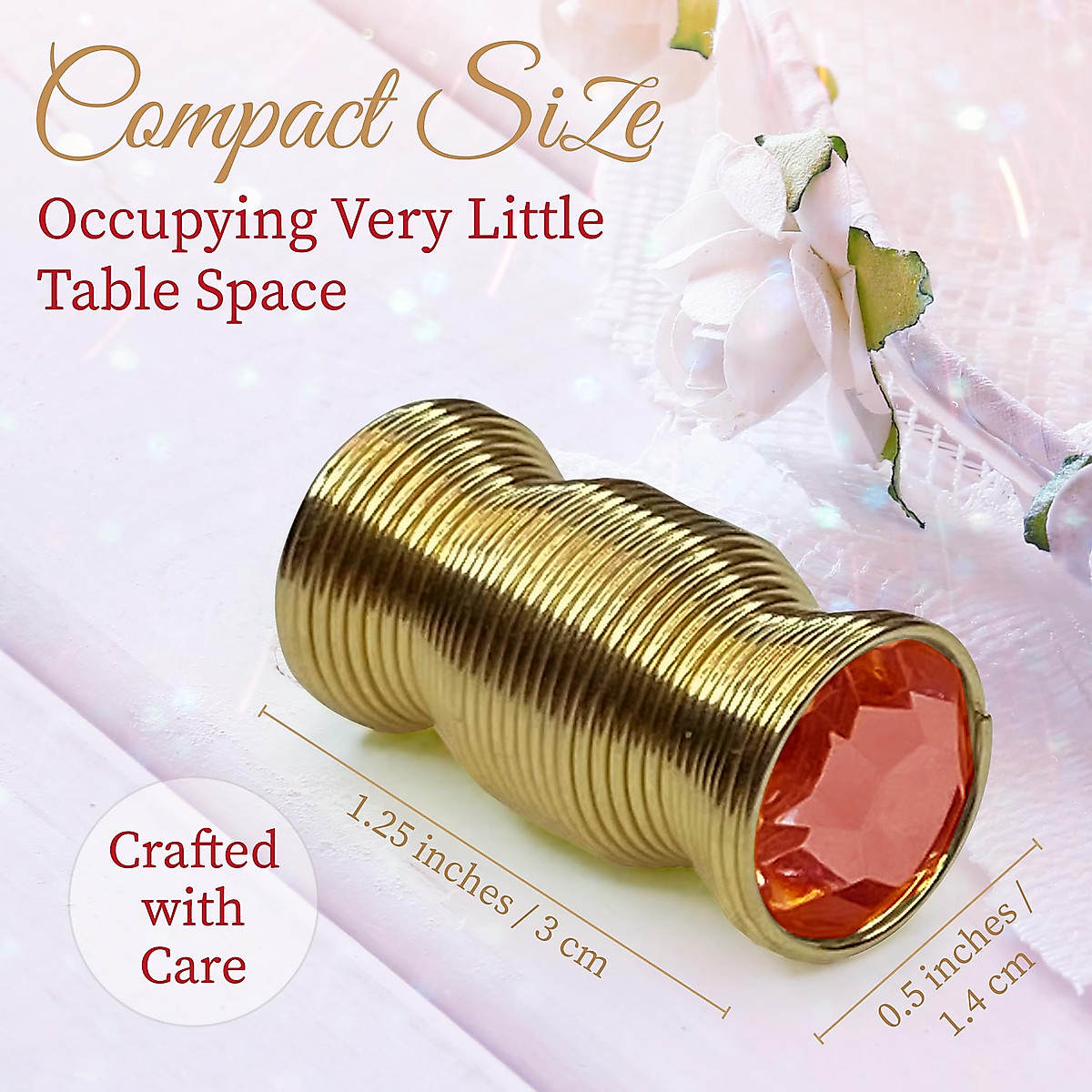 Ideikis 40Pcs.Multipurpose /Place Card Holders/ Table Name Card Holder/ Small Size Table Card Holder/ Menu Clips/ Gold Table Card Holder/ Mini place card holders/ Wedding/Anniversary/ Birthday /Party