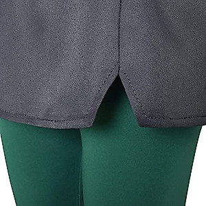 Skycos Womens TOH Willow Park Cosplay Costume Suit Owl House Amity Blight Black Cape Dress Uniform Outfits Halloween Dress Up (Grey, M)