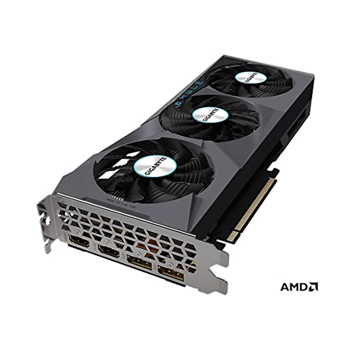 Gigabyte Radeon RX 6600 Eagle 8G Graphics Card, WINDFORCE 3X Cooling System, 8GB 128-bit GDDR6, GV-R66EAGLE-8GD Video Card