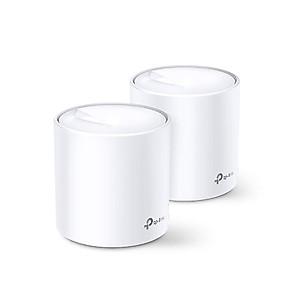 TP-Link WiFi 6 Mesh WiFi, AX3000 Whole Home Mesh WiFi System (Deco X60) - Covers up to 5000 Sq. Ft., Replaces WiFi Routers and Extenders, Parental Control, 2-pack