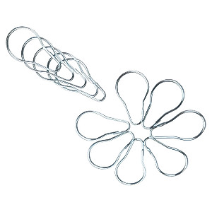 Kowibcl Metal Shower Curtain Hooks Shower Curtain Hooks Rust Proof Metal Shower Curtain Rings Stainless Steel Hanging Clips and Hooks,Practical Reusable Shower Curtain Hangers，Set of 50,Silver