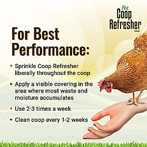 Sweet PDZ - Coop Refresher - Zeolite Odor Eliminator - Essential Chicken Coop Accessory - 10 lbs