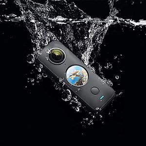 Insta360 ONE X2 360 Degree Waterproof Action Camera, 5.7K 360, Stabilization, Touch Screen, AI Editing, Live Streaming, Webcam, Voice Control + Tripod Selfie Stick