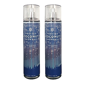 Bath & Body WorksFrosted Coconut Snowball Fine Fragrance Body Mist Gift Set - Value Pack Lot of 2