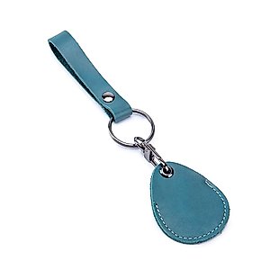 Temvue Access Card Holder RFID Key Fob bag Airtag keychain Key Chains NFC Smart Key Chain(Tibetan blue)
