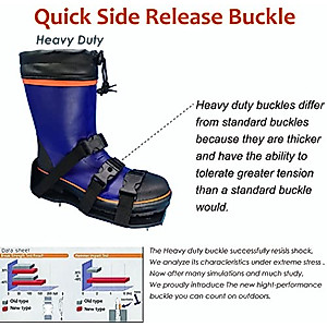 Osaava 48003 Gunite Spiked Shoes For Epoxy Floor Coating NEW Design Plate Epoxy Floor Spiked Shoes with 3/4” Short Spikes Perfect For Cover Installation Full ASSEMBLED (1 Pair)