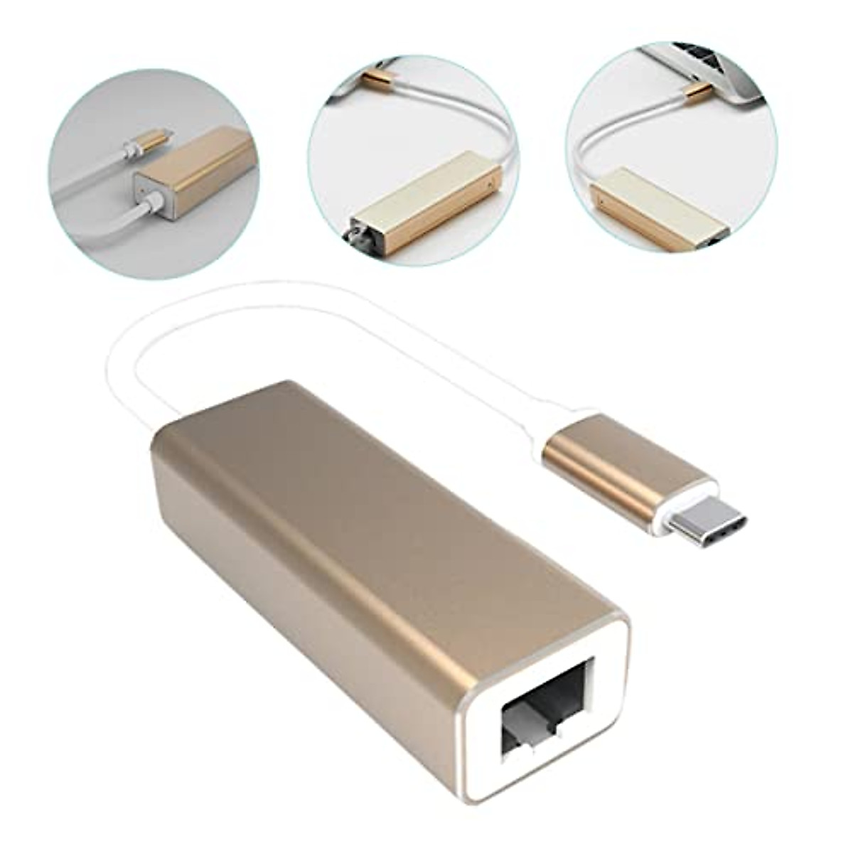 Mobestech 4pcs 1000mbps Adapter LAN Wired Adapter Gigabit LAN Network Adapter USB Ethernet Adapter LAN Internet Network Adapter USB to Ethernet Adapter External Accessories Abs