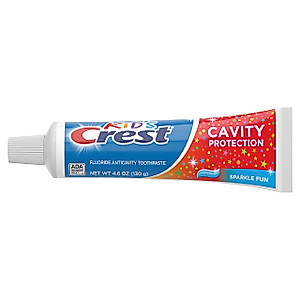 Crest Kids Cavity Protection Toothpaste, Sparkle Fun Flavor, 4.6 oz, For Ages 3+