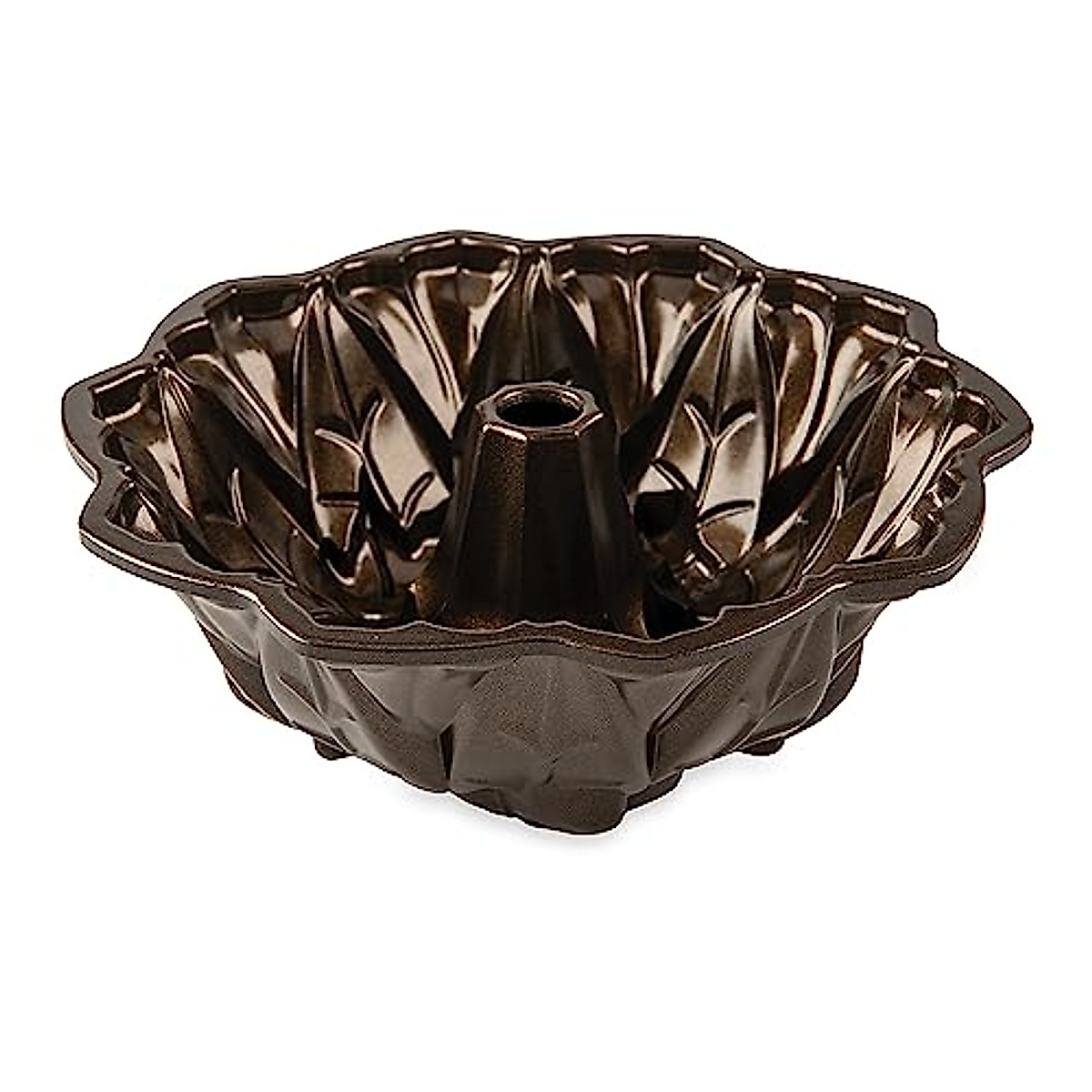 Nordic Ware Harvest Leaves Bundt Pan, Bronze