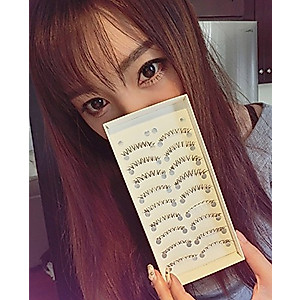 Dorisue False Eyelashes Wispy Short False Eyelash women Special eyelashes 100% Handmade Eyelashes Pack (10 Pairs Set) Black