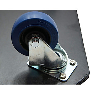 Harmony Audio Case HCWAD Dolly Road Gear Transport Plate with 3.5" Wheels & Brakes