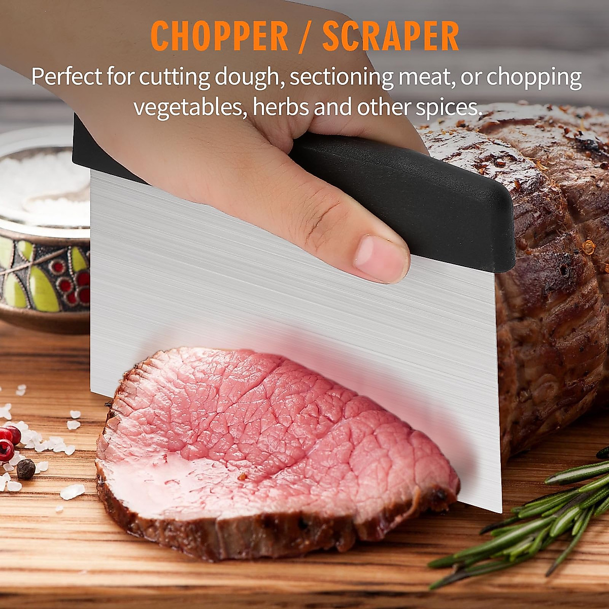 Blackstone Griddle Accessories Kit, 6pcs Blackstone Accessories kit for Blackstone and Camp Chef, Griddle Accessories Kit with Griddle Spatula& Carry Bag, Great for Outdoor BBQ, Teppanyaki and Camping