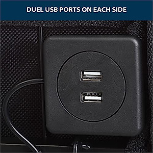 Blissful Nights z4 Adjustable Bed Frame for Storage Beds with Massage Anti-Snore, Zero G, USB Charging Station, Wireless Remote Head and Foot Incline and No Tools Required Assembly … (Split King)