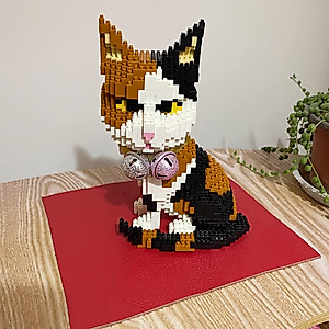 Uvini Adult Building Set, Blocks Pets, Micro Bricks Cat Animal Toy for Kids 10,11, 12, 13, 14, Teens or Adult, 1300 Pieces (1301)