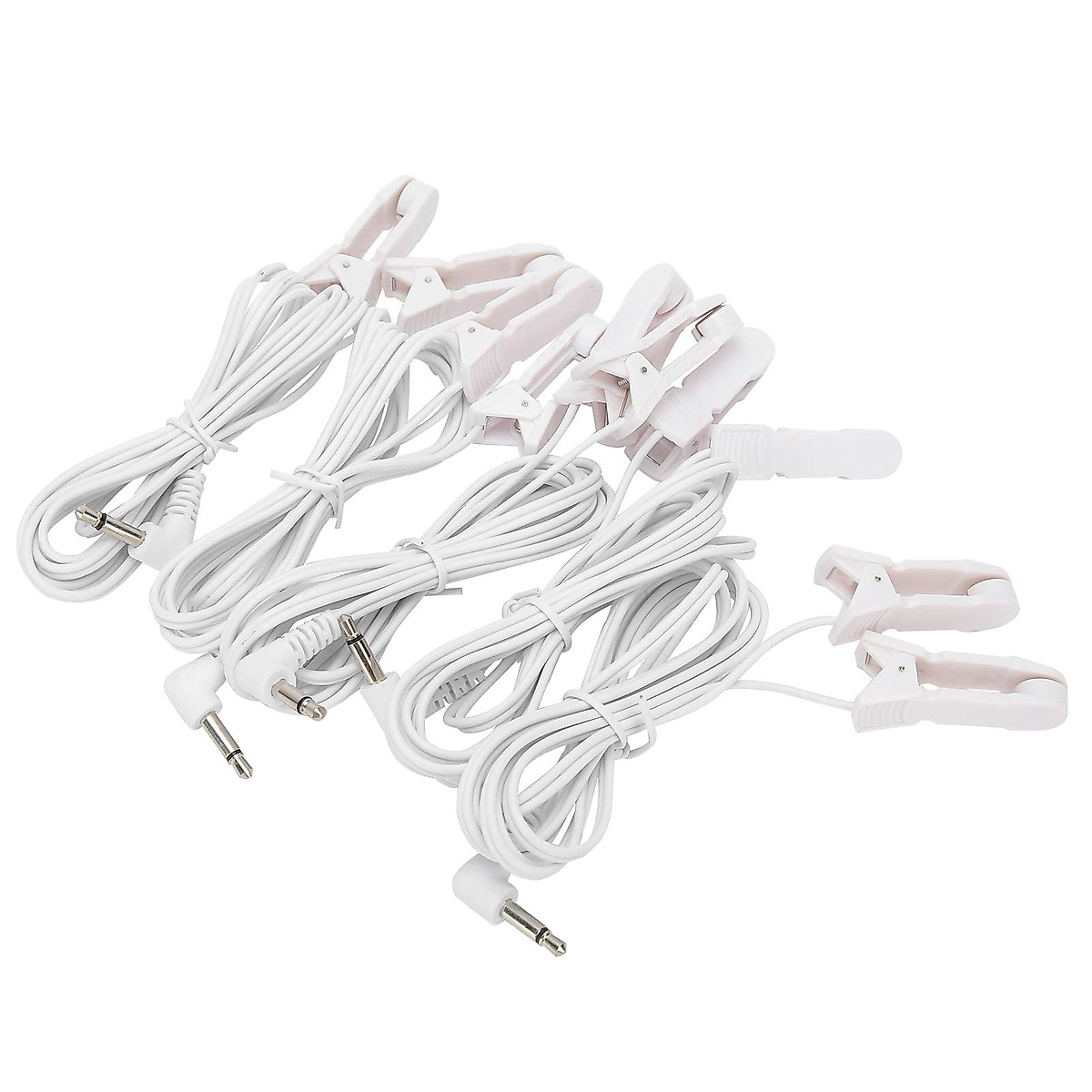 Sonew 5pcs / bag 3.5mm TENS Wire CableEar Clip Electrode Lead Wires Cable for TENS Unit Physiotherapy Machine