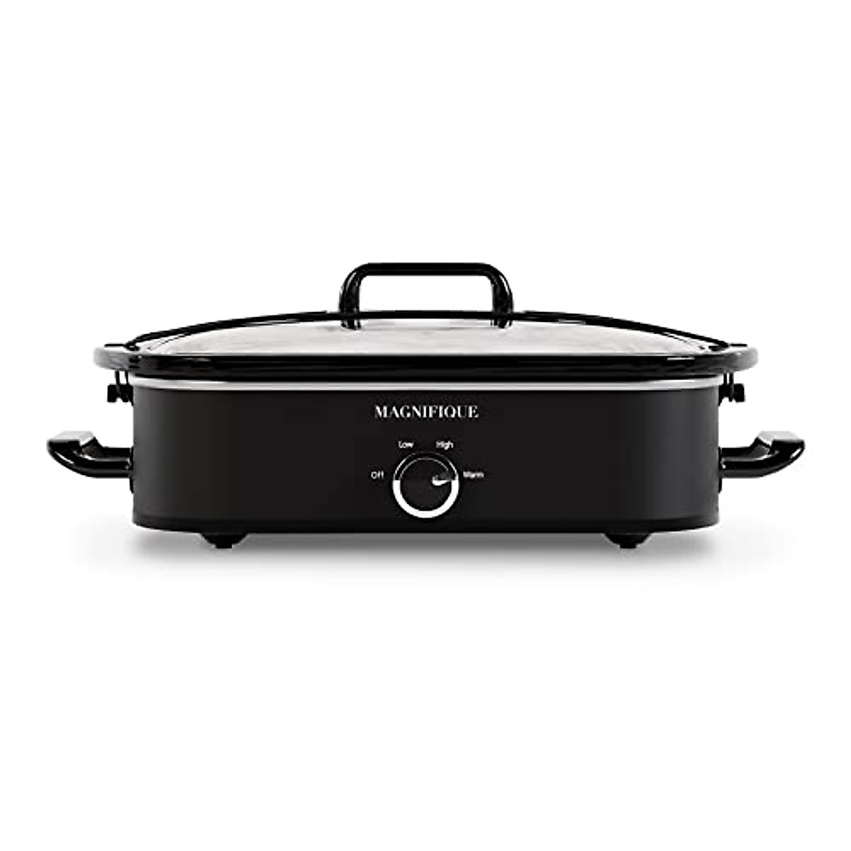 [New] Magnifique 4-Quart Casserole Manual Slow Cooker with Keep Warm Setting - Perfect Kitchen Small Appliance for Family Dinners - Large Enough to Serve 4+ People