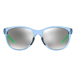 Under Armour Women's UA Breathe Oval Sunglasses, Blue/Milky Green, 57mm, 17mm
