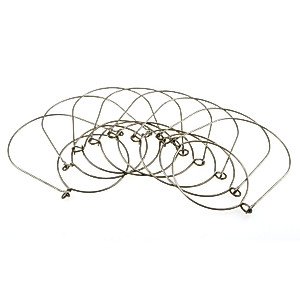 MEETOOT 8PCS Stainless Steel Glass Bottle Handle Jar Wire Hanger Stainless Steel Mason Jar Hangers and Hooks Wire Handles