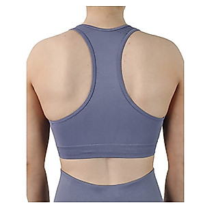 Pretty Polly Women's Eco Active Wear Crop Top, Purple (Blueberry), Small/Medium