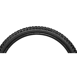 Schwinn Replacement Bike Tire, 24" x 1.95" Mountain Bike Tire, Wide & Blocky Knobs, Steel Bead Construction, Fits Internal Rim Widths 19mm-29mm, PSI Range 35 to 65