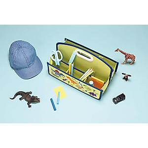 Skater ZBX1-A Anywhere Storage Box, Portable, Organization, Includes Handles, Dinosaurus, Pictures, Trinket Storage, Storage Case