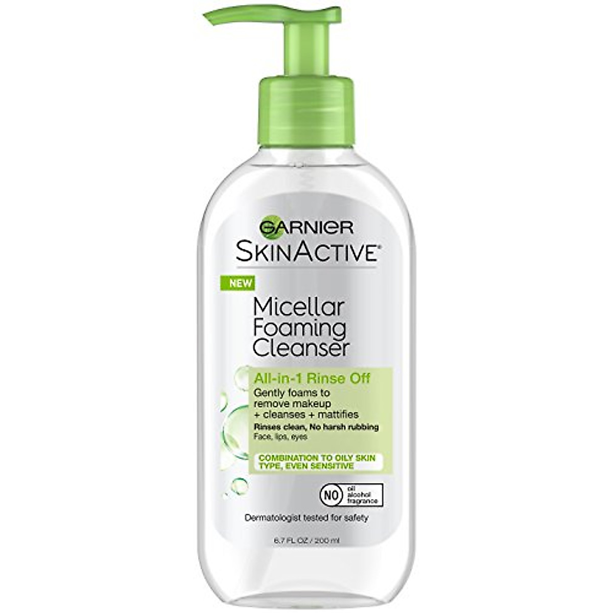 Garnier SkinActive Micellar Foaming Face Wash, For Oily Skin, 6.7 fl oz