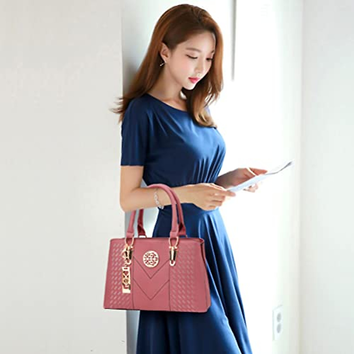 Women Luxury Handbags Designer Women Embroidery Messenger Shoulder Bag Tote
