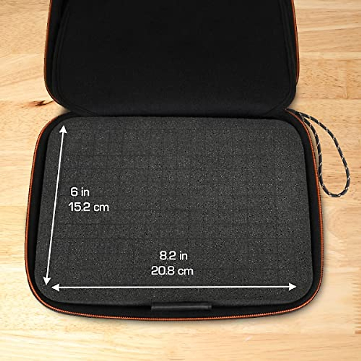 USA Gear Ghost Hunting Equipment Case - Paranormal Equipment Bag with Customizable Foam Interior, Lightweight Water-Resistant EVA Exterior Compatible with EMF Meter, Spirit Box and More (Case Only)