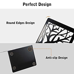 Jekkis Book Ends, Bookends for Shelves, Bookends for Heavy Books, Book Shelf Holder, Decorative Book Ends, Metal Bookends Black 3 Pairs, Non Skid Book Stoppers